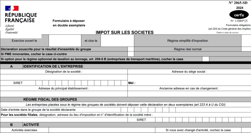Cerfa 2065 | Comment Effectuer sa Déclaration 2065