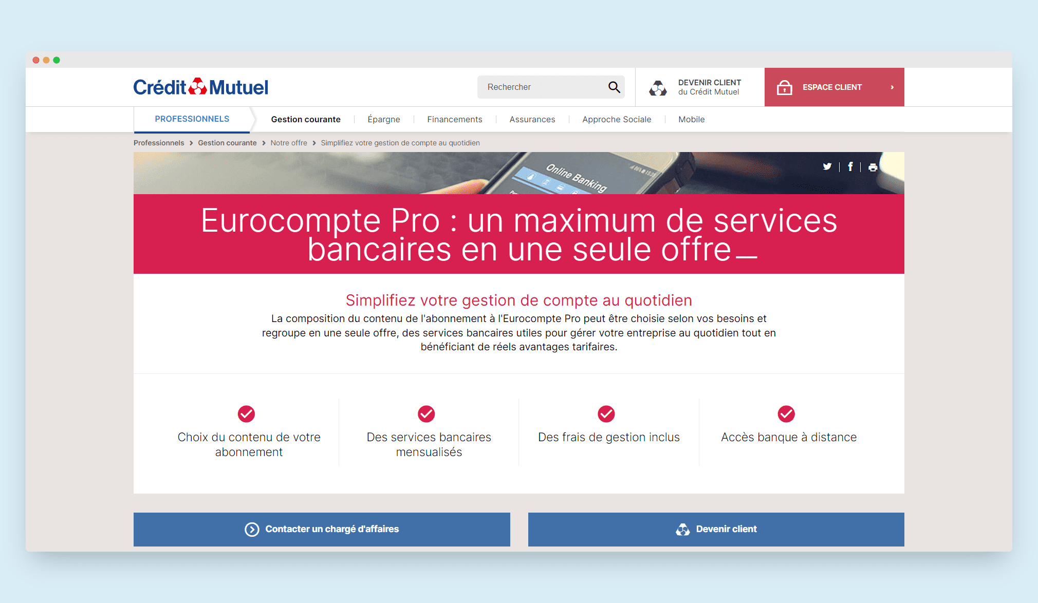 Crédit Mutuel Pro | Avis sur l'offre Pro du Crédit Mutuel en 2024