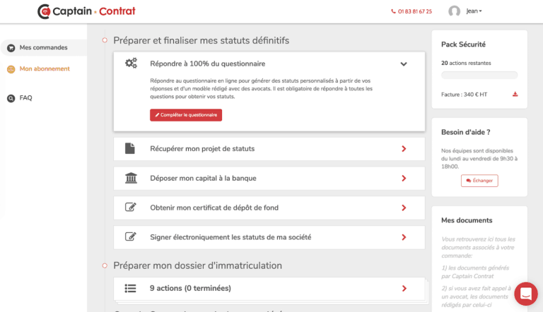 Captain Contrat Avis | Notre avis sur l'offre et les services proposés